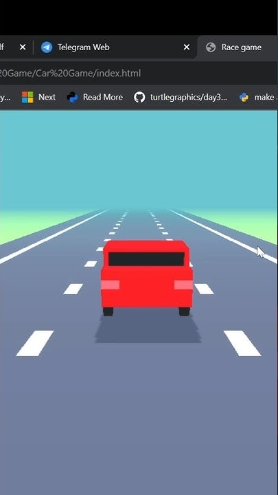 Car Game Using Python Pygame Pygame Pythontutorial Coderjey Jeydurgasshre Coding Game 0178