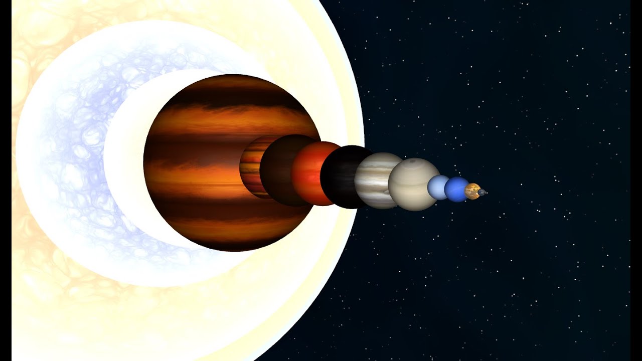 Universe Sandbox - Size Comparison of the Universe 2020 - YouTube