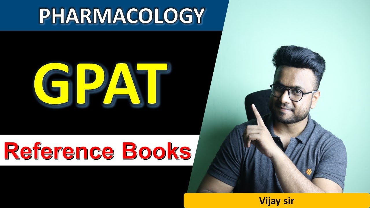 BOOKS TO STUDY PHARMACOLOGY FOR GPAT EXAMINATION I VIJAY SIR - YouTube