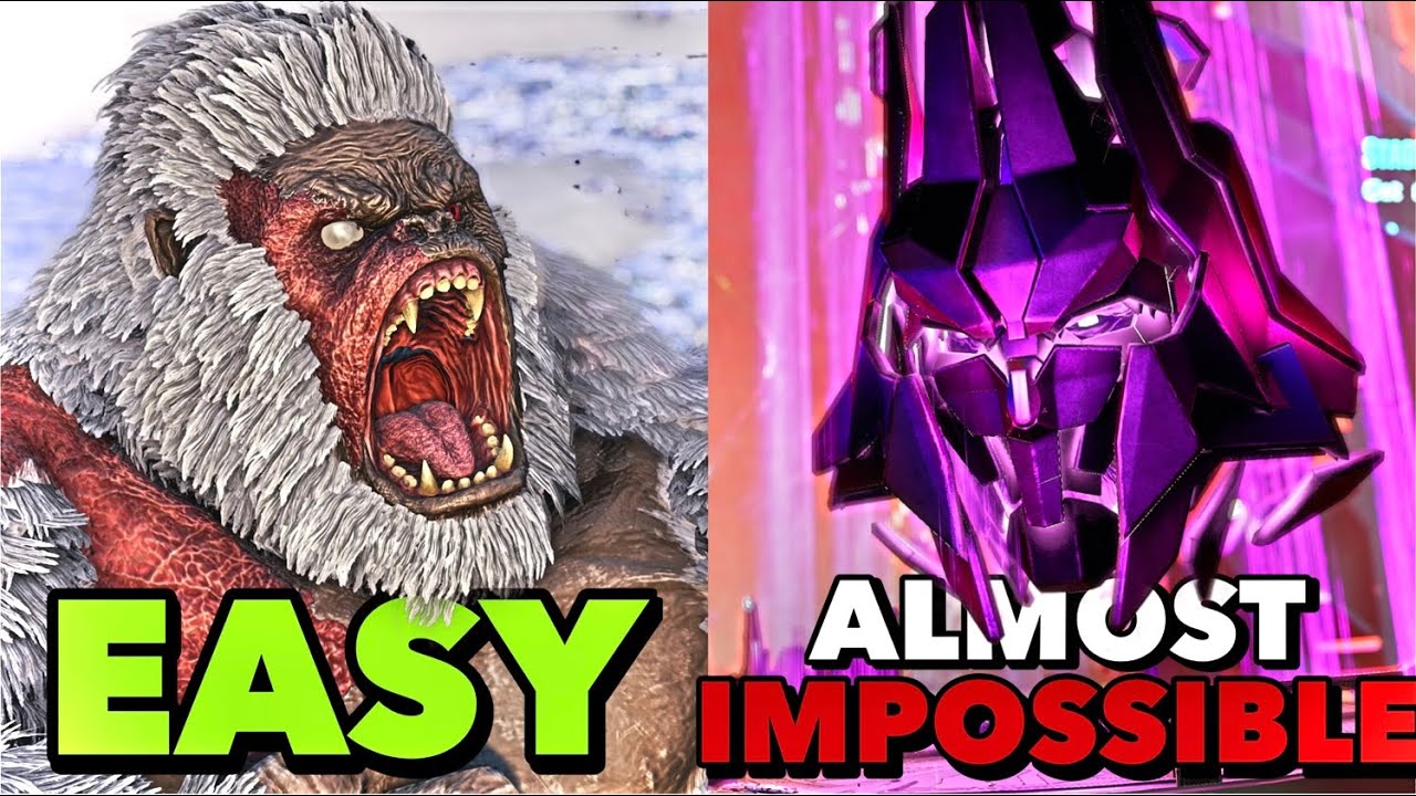 Ranking All 16 Bosses Easiest to Hardest In Ark! - YouTube