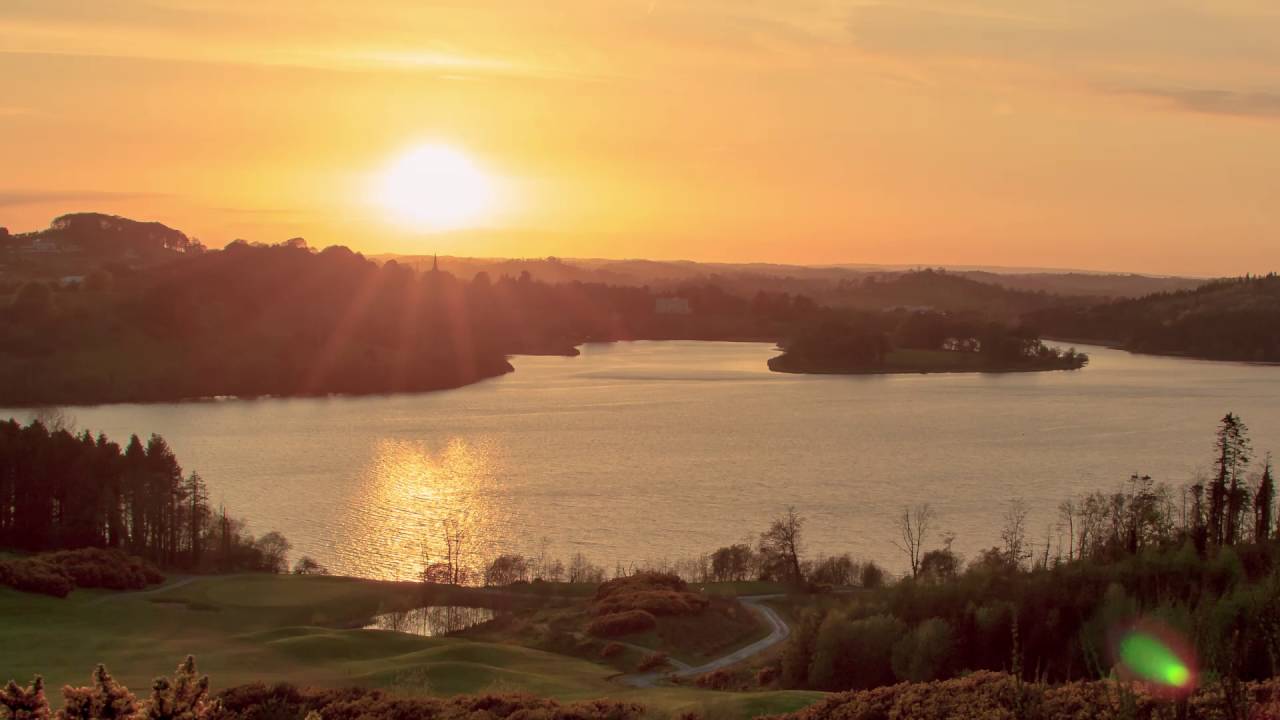 Timelapse - Lough Muckno Sunset - YouTube