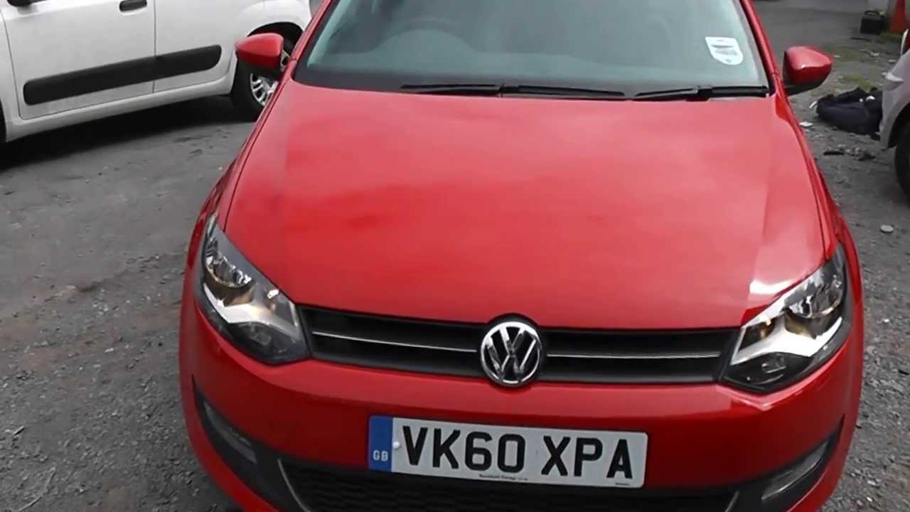 VOLKSWAGEN POLO WESSEX PENARTH RD CARDIFF RED VK60XPA - YouTube