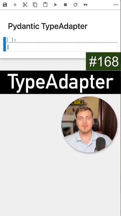 Pydantic TypeAdapter #Python #SurenPyTips - YouTube