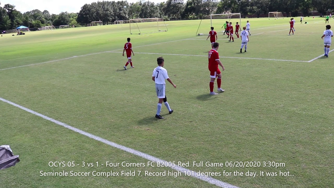 OCYS 05 3 vs 1 Four Corners FC B2005 Red - YouTube