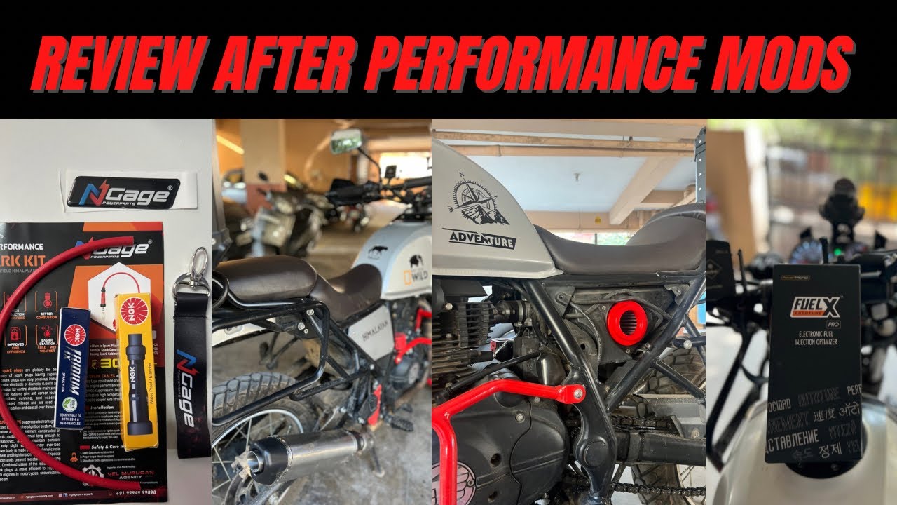 Review after adding Performance Mods | Royal Enfield Himalayan - YouTube
