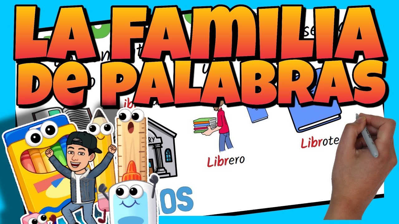 👨‍👩‍👧‍👦 La FAMILIA de PALABRAS para NIÑOS - YouTube