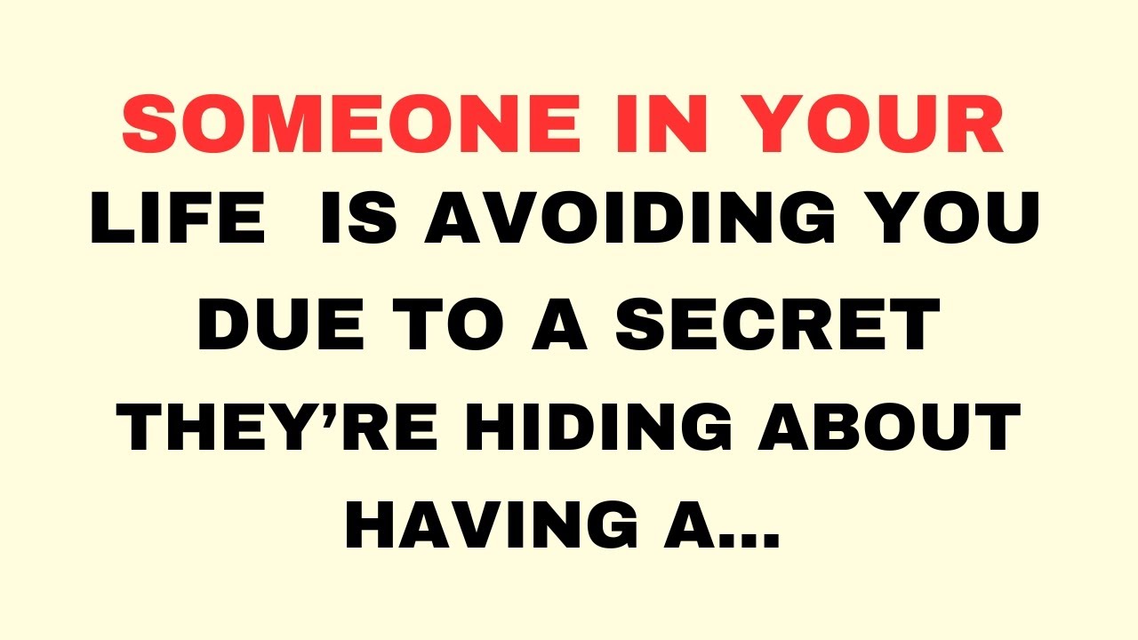 God Says | Someone in your life is avoiding you due... | God Message ...