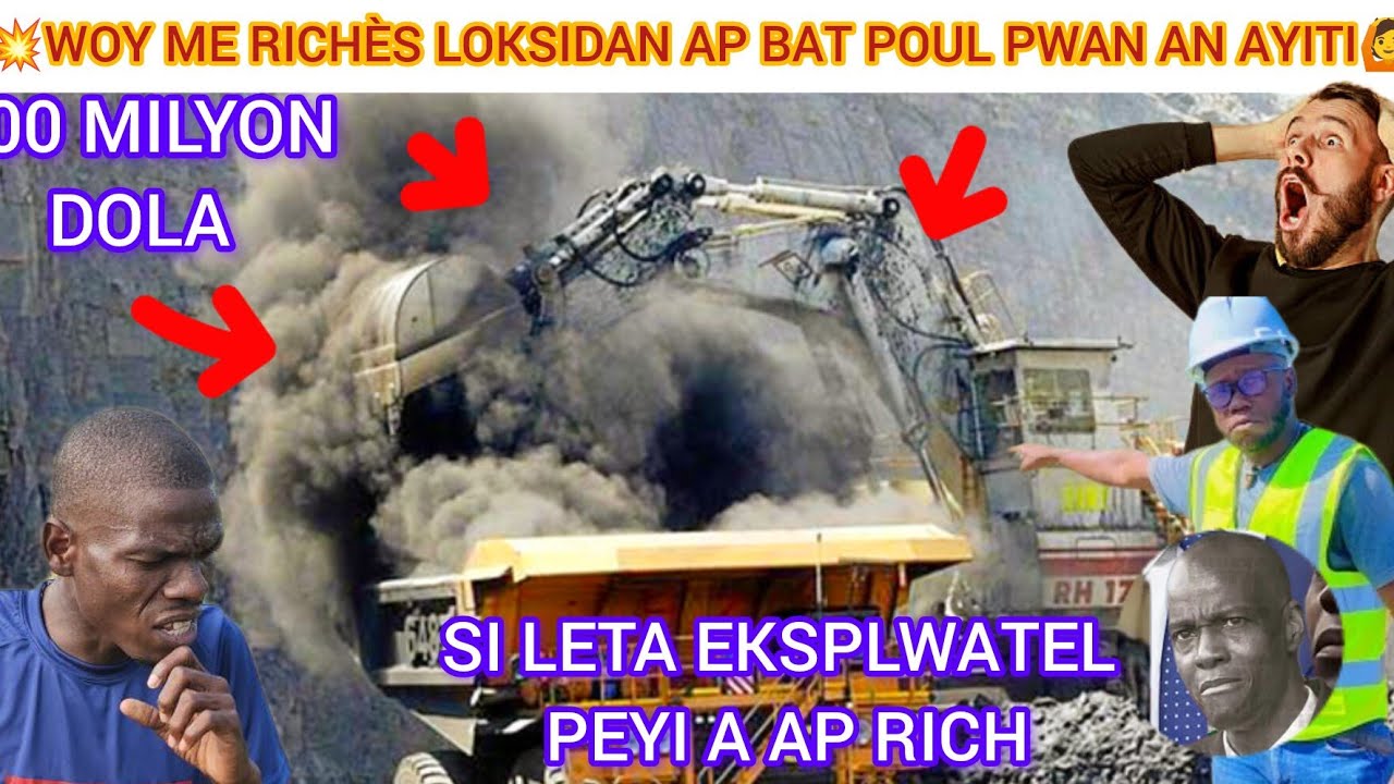 🔥NOU TONBE SOU PI GWO MINE KI GEN NAN PEYI A ANPIL MOUN PAT PANSE TE ...