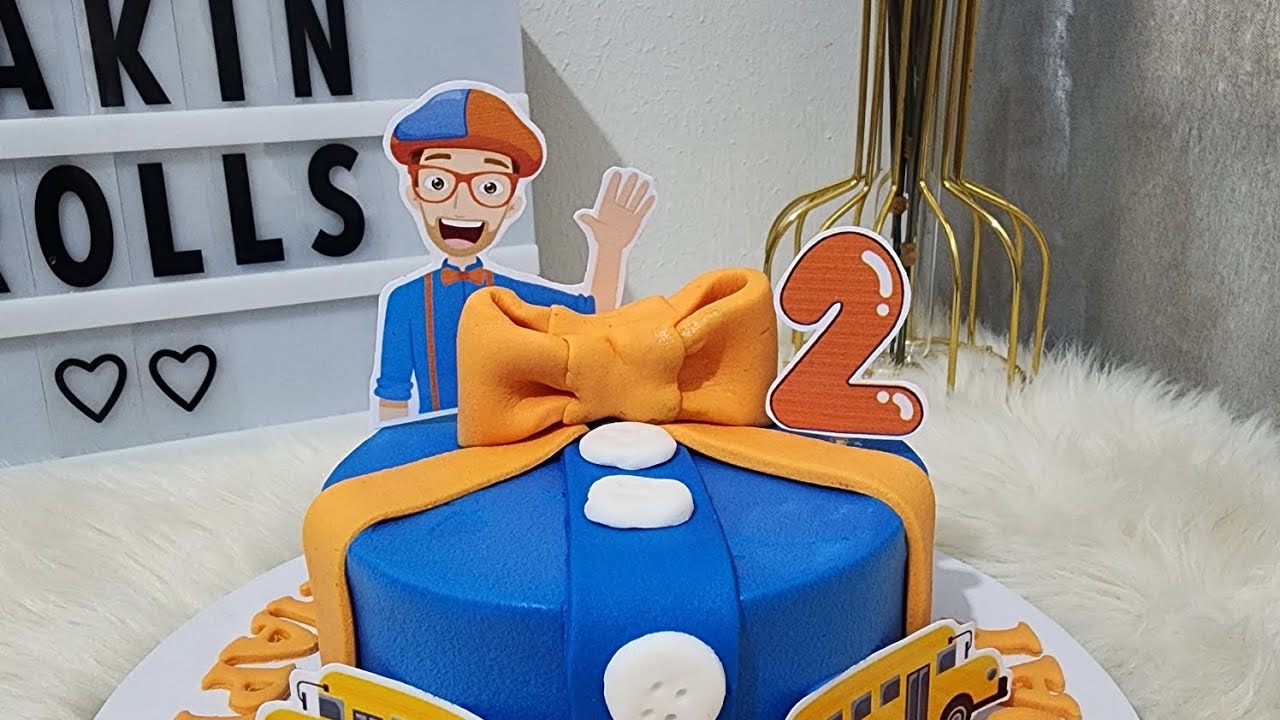 How to make blippi cake - YouTube