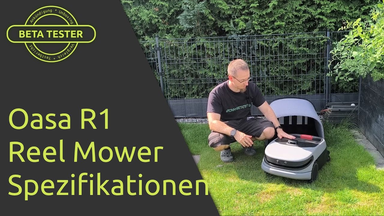 Das kann der Oasa R1 Reel Robotic Mower - deutsch - YouTube