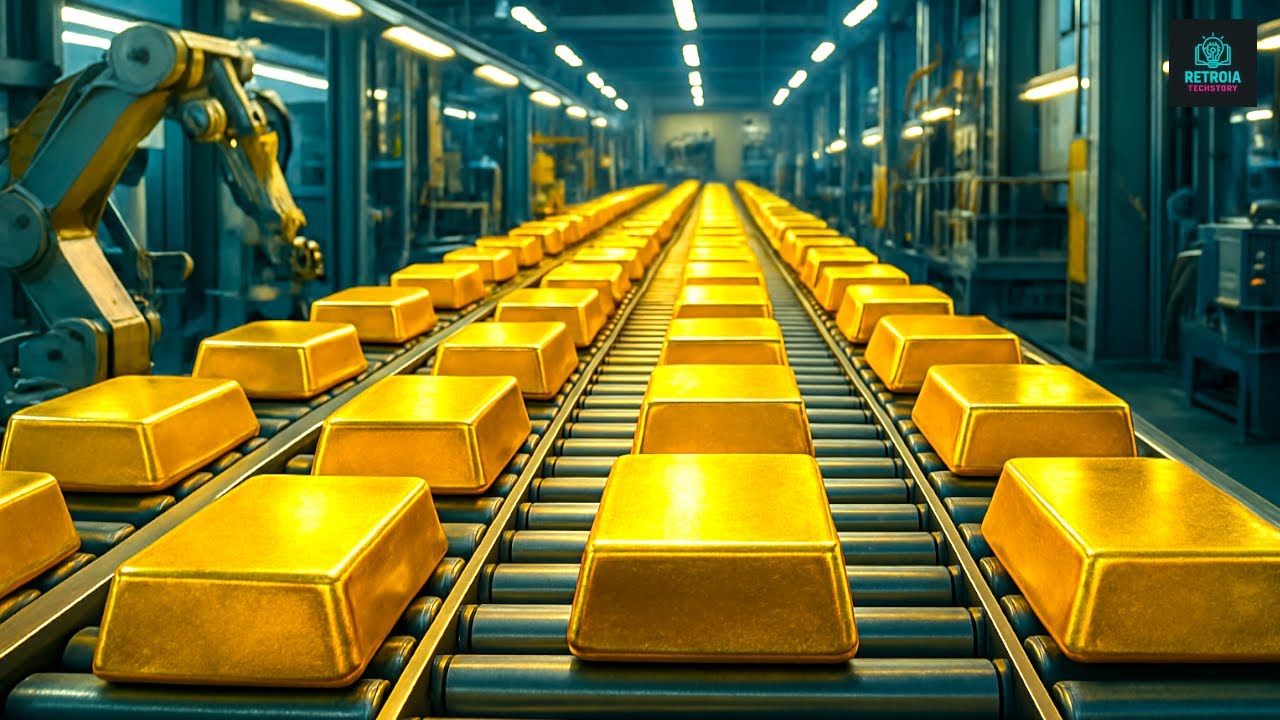 CÓMO SE FABRICA un LINGOTE de ORO | ASÍ se HACE el ORO - YouTube