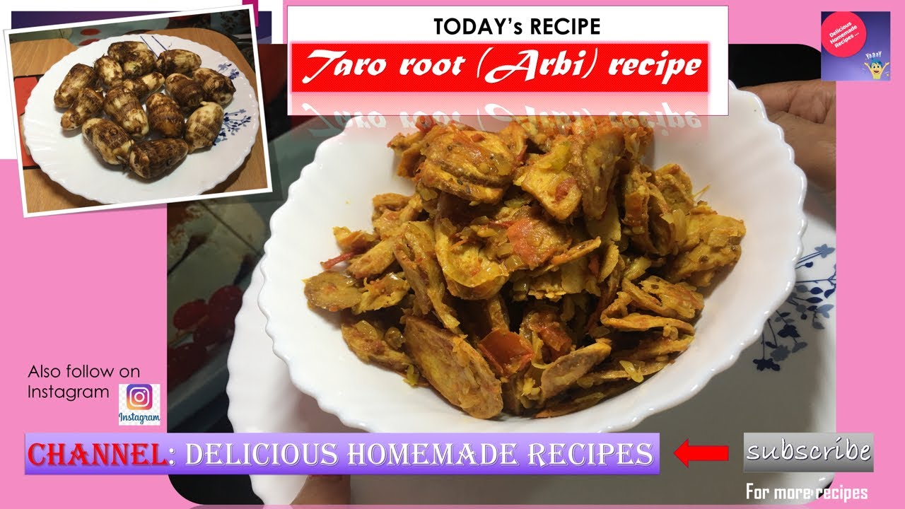 ARBI KI SABZI || TARO ROOT RECIPE || - YouTube