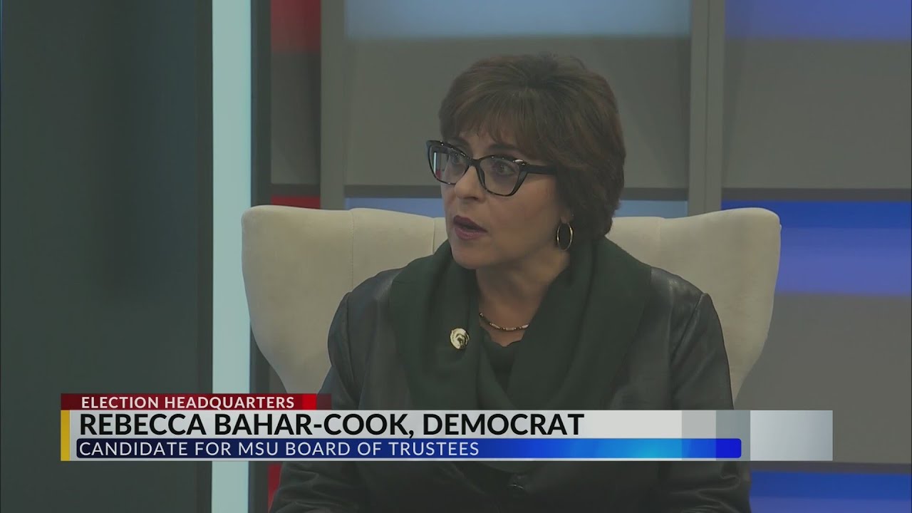 Candidate Profile: Rebecca Bahar-Cook (D) - MSU Board of Trustees - YouTube