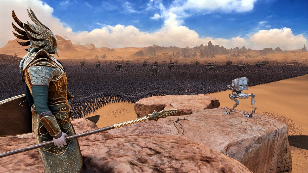 10,000,000 DARK ARMIES SURROUND THE MIDDLE-EARTH OASIS- WARHAMMER 40K ...