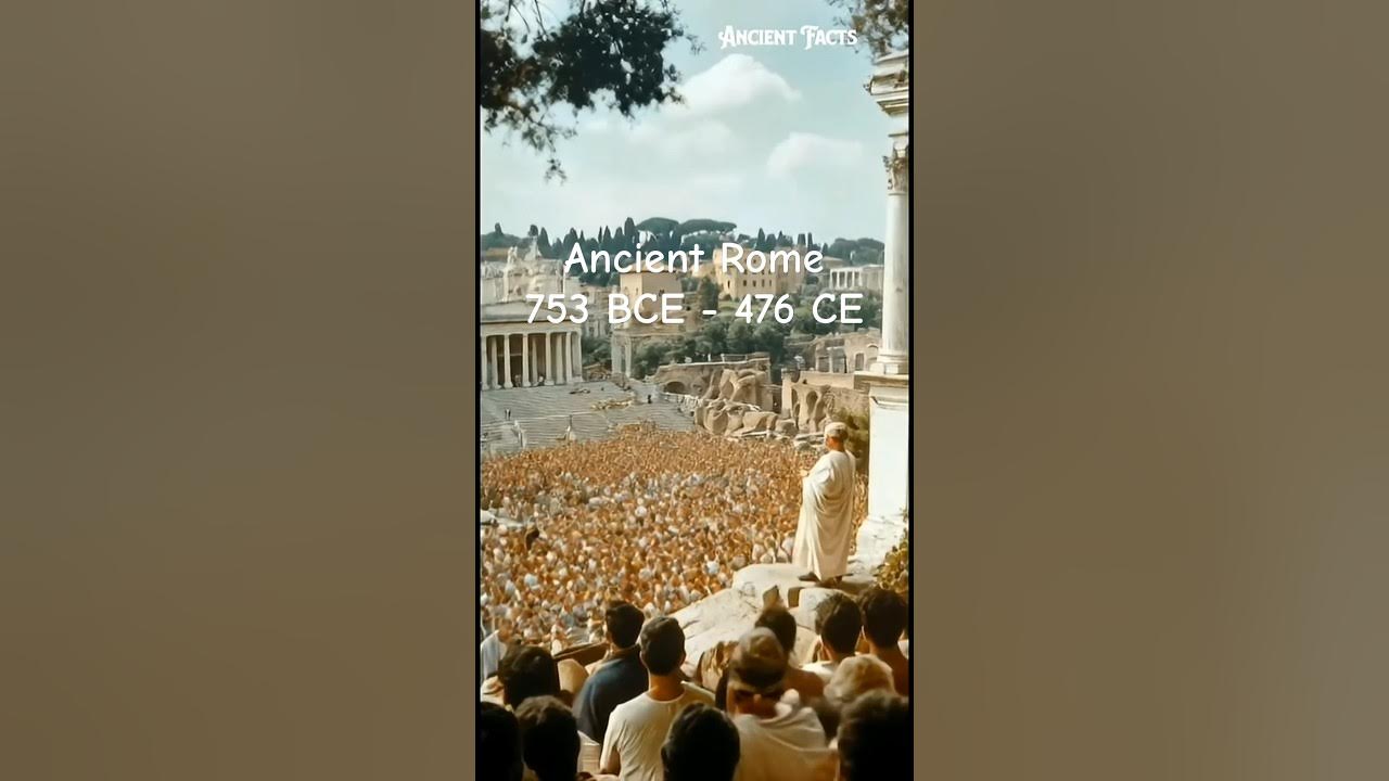 Ancient Rome | 753 BCE - 476 CE - YouTube