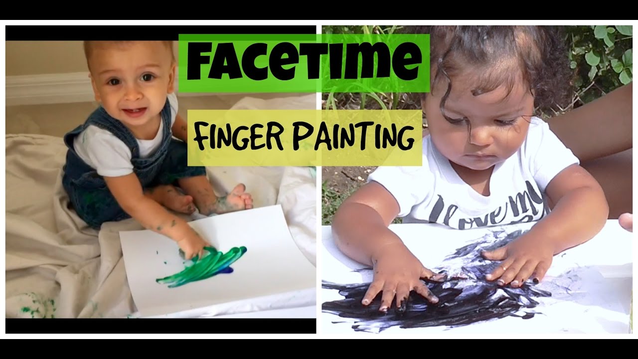 FaceTime Finger Painting!! | Vlog - YouTube