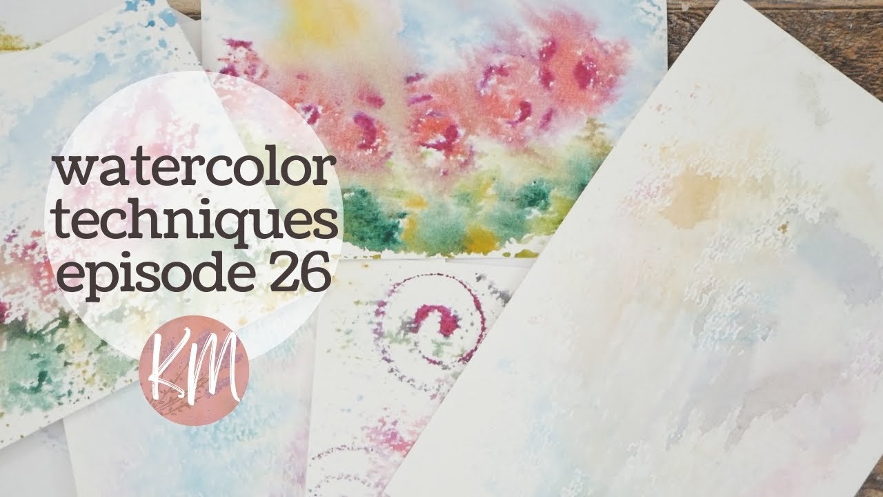 How to Do the Watercolor Monoprinting Technique - Watercolor Painting Tutorial #26 - YouTube