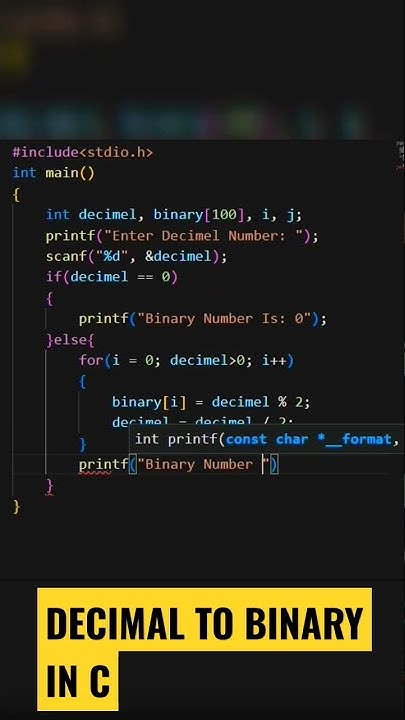 How To Convert Decimal To Binary Easy Way Shorts Coding Viral Shortvideo Youtube
