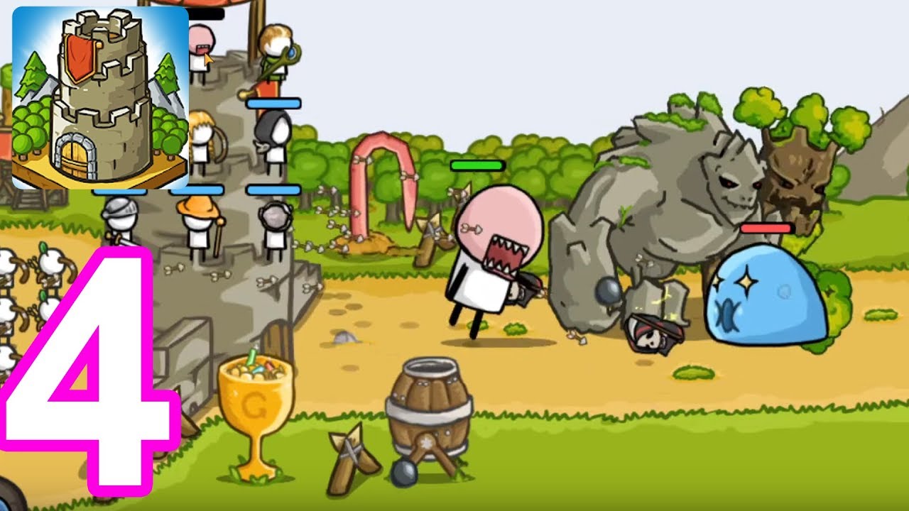 Grow Castle - Gameplay Walktrough Part 4 (iOS, Android) - YouTube