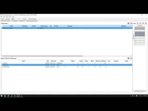 Setting up a multiplexed message in Kvaser Database Editor 3 - YouTube