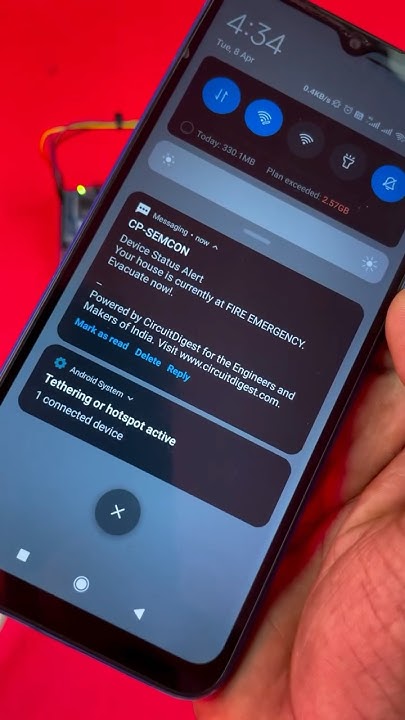 DIY Fire & Smoke Alarm with Arduino 🚨 | Get SMS Alerts Instantly! #Arduino #DIY #CircuitDigest ...
