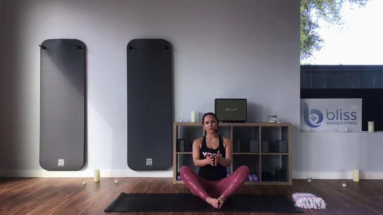 Vinyasa Flow Yoga | Sara @ BLISS Boutique Fitness - YouTube