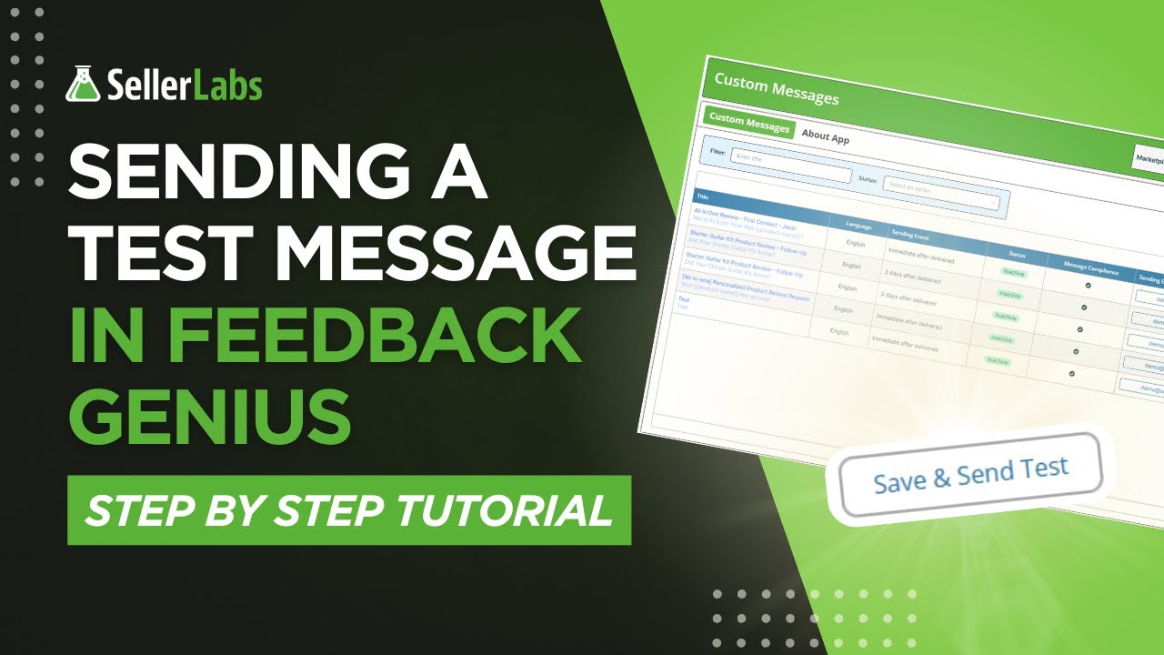 How to Send a Test Message in Feedback Genius (Step-by-Step Tutorial ...