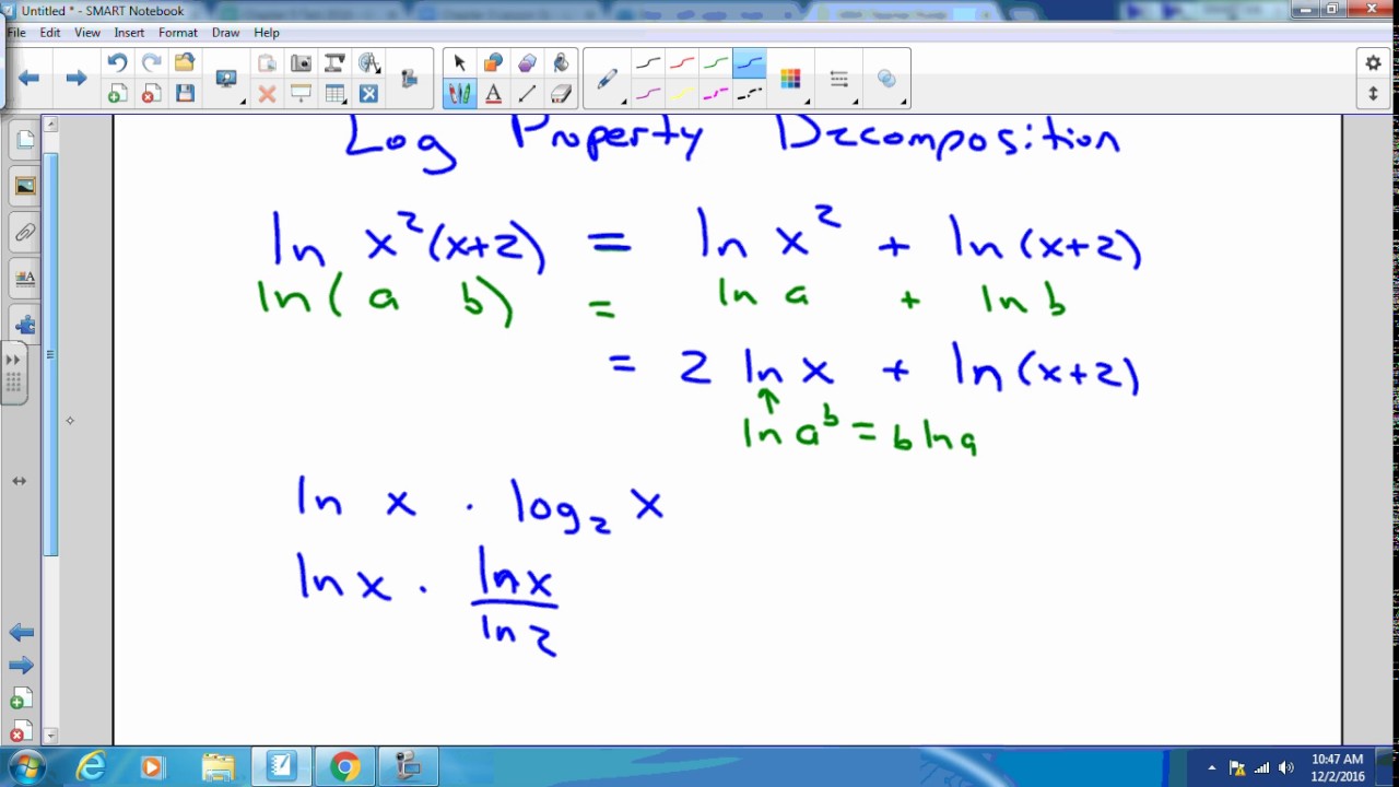 Dec 2 Logarithmic Differentiation - YouTube