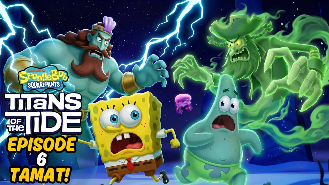 Akhir dari Flying Dutchman vs Raja Neptunus! 🔱👻 - SpongeBob Titans #6 ...