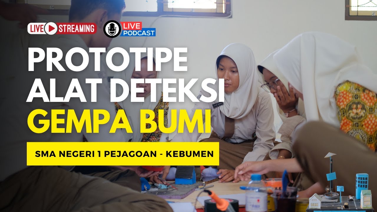 LIVE 🔴 Prototipe Alat Deteksi Gempa Bumi. PODCAST BPBD KEBUMEN - YouTube