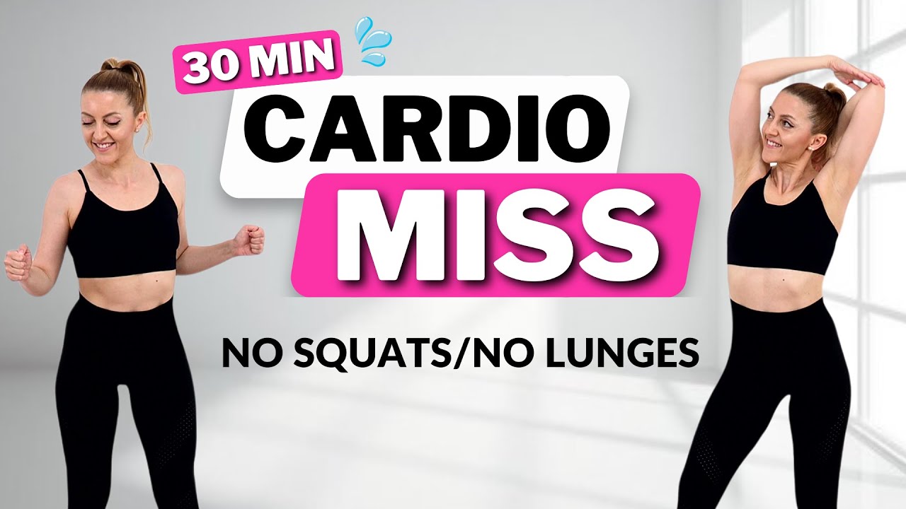🔥30-Minute MISS CARDIO WORKOUT with Warm Up + Cool Down🔥No Jumping at ...