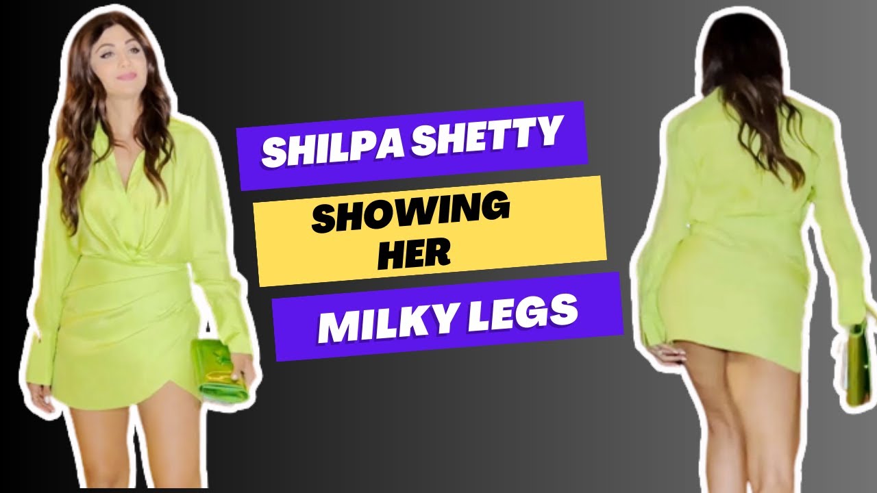 Shilpa Shetty's Bold Look: Flaunting Her Legs in a High-Thigh Mini ...