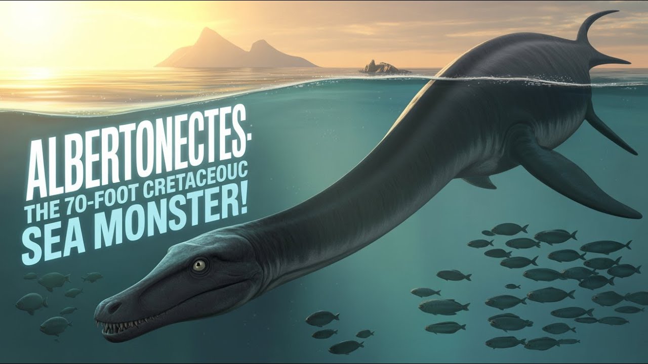 Albertonectes: The 70-Foot Cretaceous Sea Monster! - YouTube
