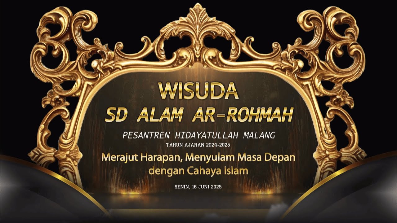 WISUDA SD ALAM AR ROHMAH TAHUN 2025 ANGKATAN XIII - YouTube