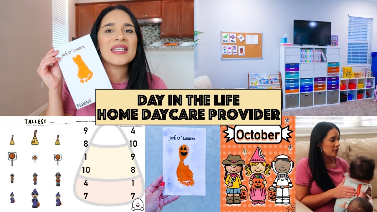 Day in the Life of a Home Daycare Provider - YouTube