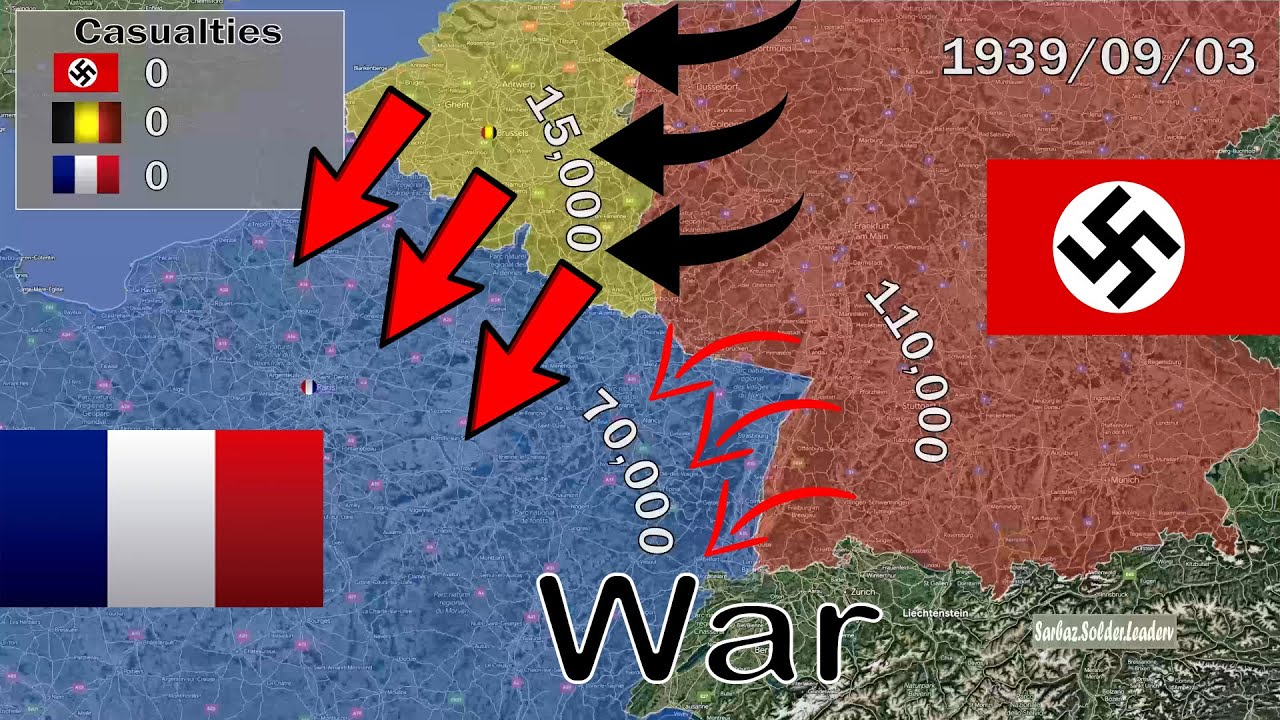 Nazi Germany Invades France, Belgium & the Netherlands | WW2 Explained ...