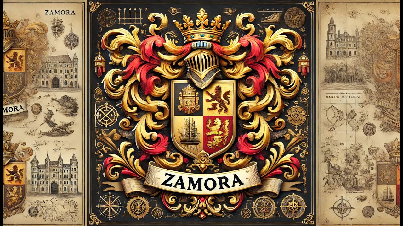 Apellido Zamora: Origen, Historia y Significado | Escudo de Armas y ...