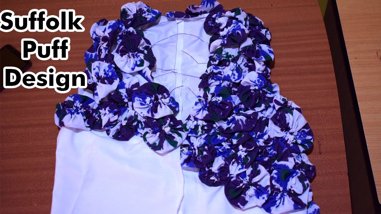 Making a Suffolk Puff Design Covered Waistcoat - YouTube