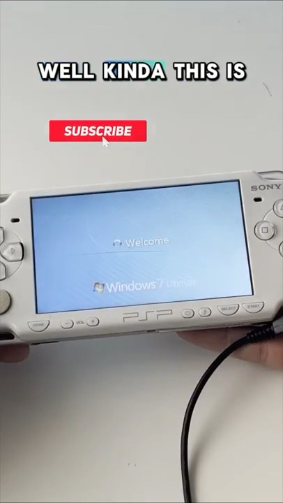You Can Run Windows 7 on a PSP??! #psp #windows #gaming - YouTube