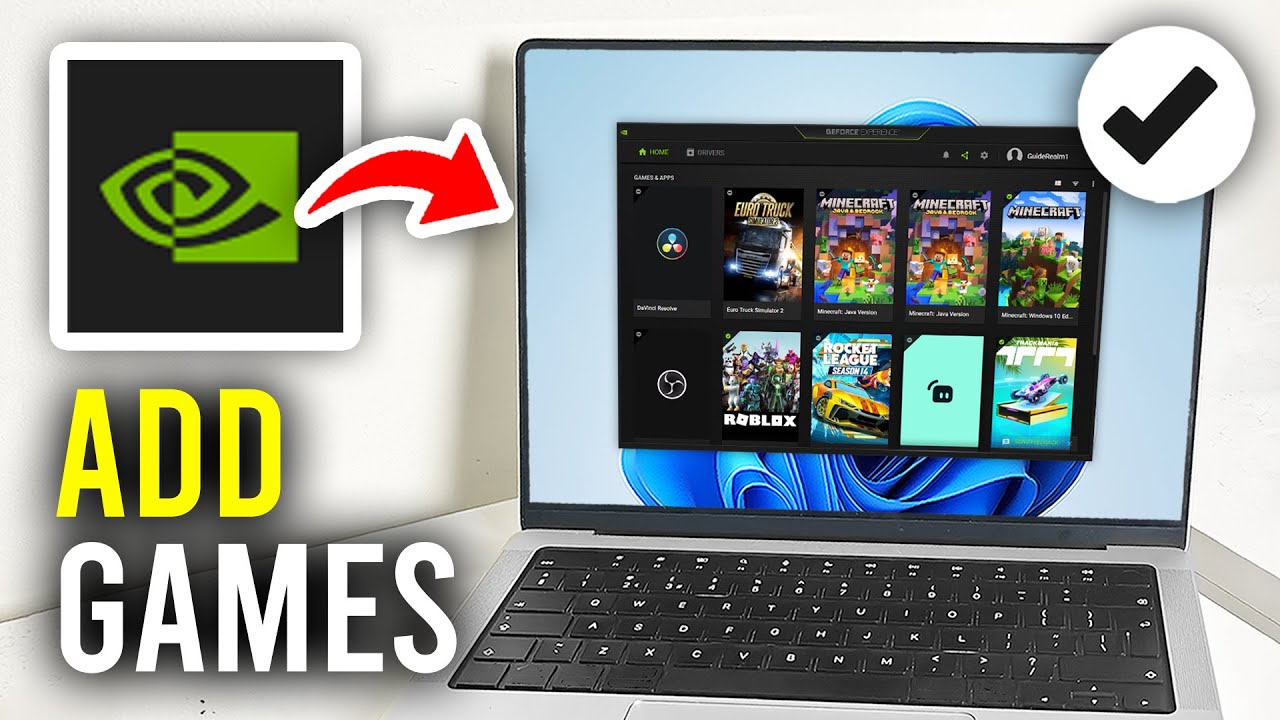 How To Add Games In NVIDIA Geforce Experience - Full Guide - YouTube
