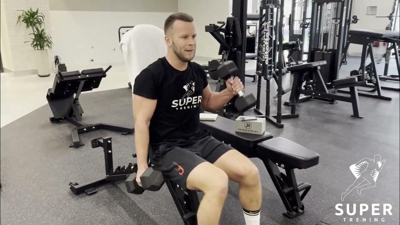 DB Seated Alternating Hammer Curl - YouTube
