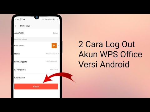 Cara Logout Akun WPS Office Versi Android - YouTube