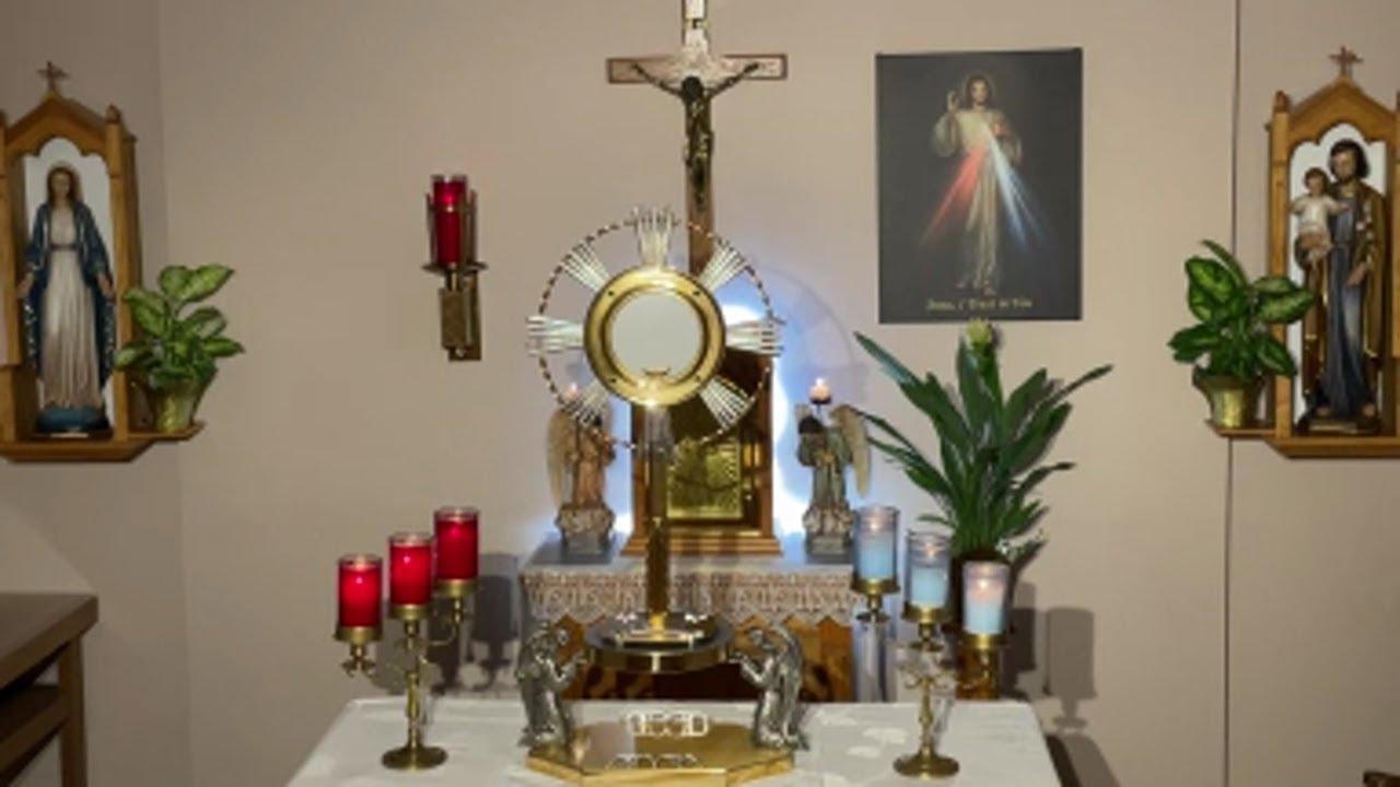 LIVE Eucharistic Adoration - Sisters of Divine Mercy - YouTube