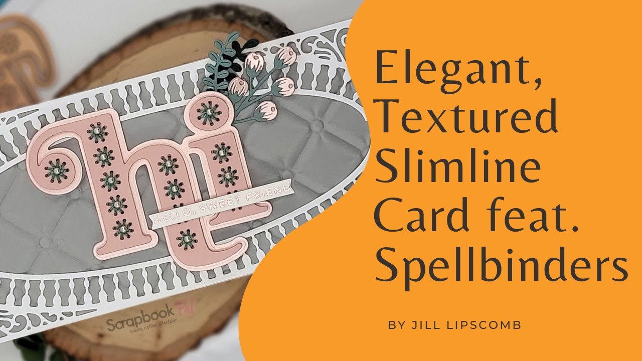 Spellbinders | Stitched Hi & Tufted 3D Embossing Folder Slimline Card ...