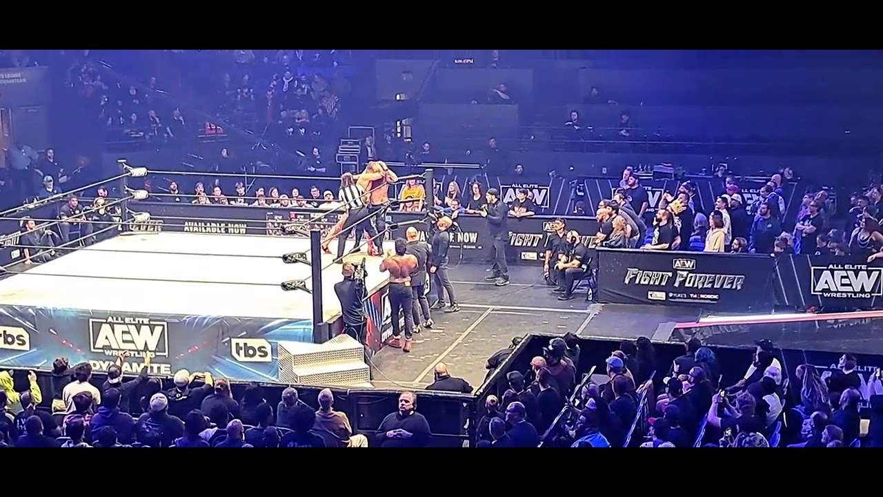 chris jericho vs Kyle fletcher AEW uno lakefront arena 1/31/24 - YouTube