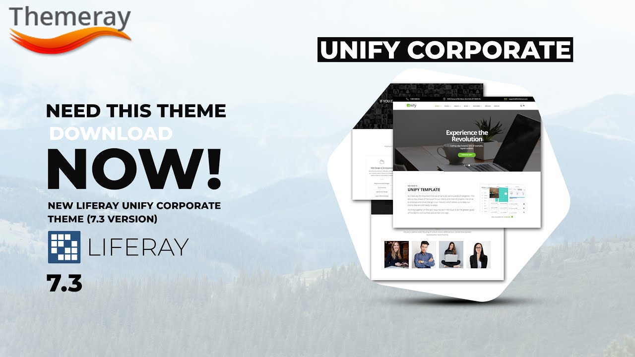 Liferay Unify Corporate Theme - YouTube