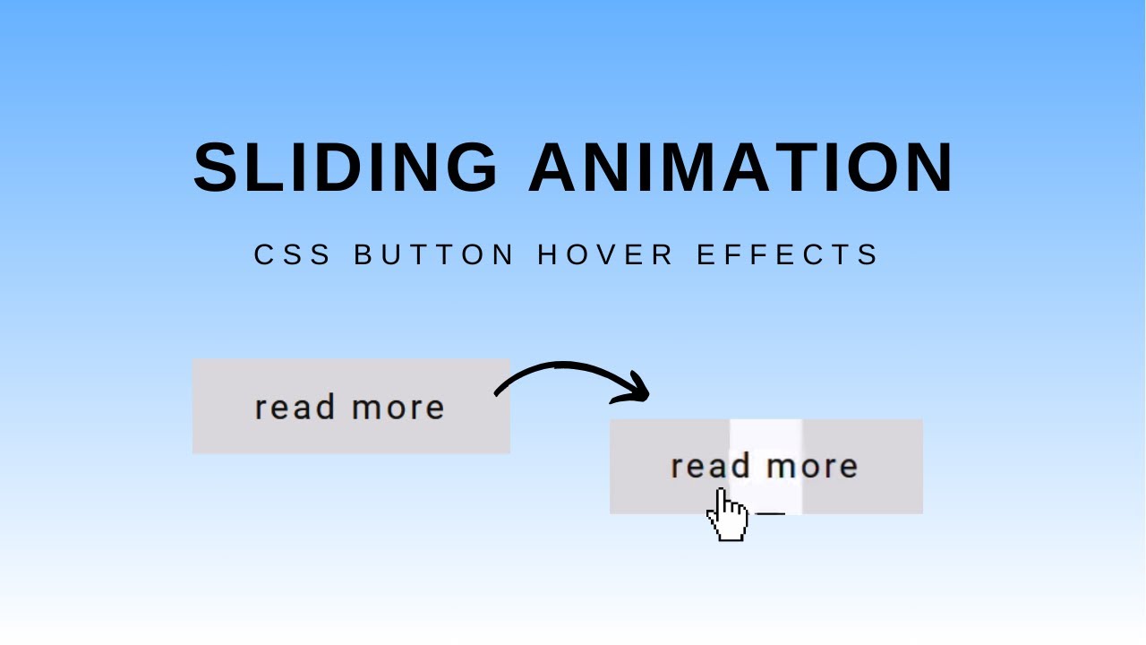 Easy Sliding Button With Css Hover Effects Elementor Tutorial Youtube