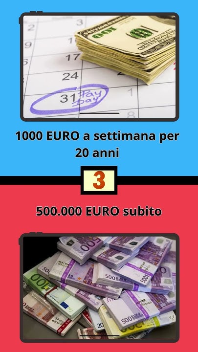 Soldi a rate o subito - YouTube