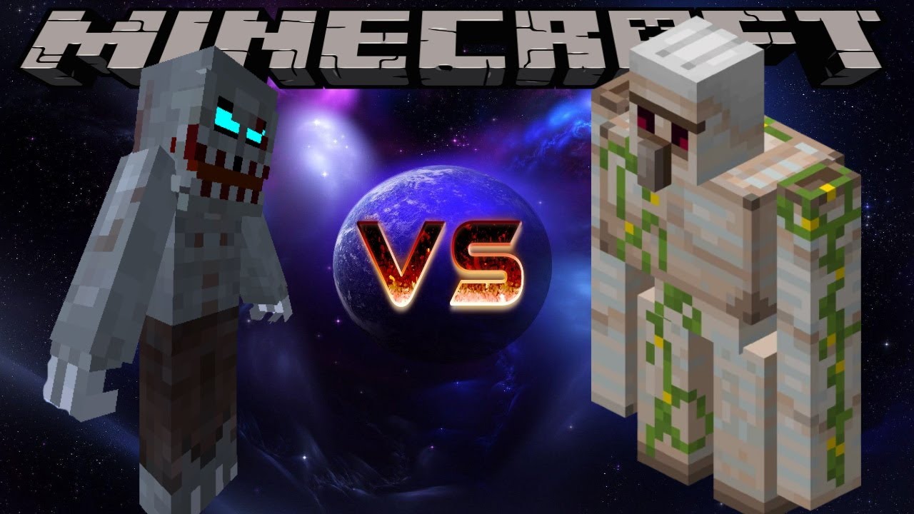 DREAD GHOUL VS IRON GOLEM - MINECRAFT 1.16.4 (MOB BATTLE) - YouTube