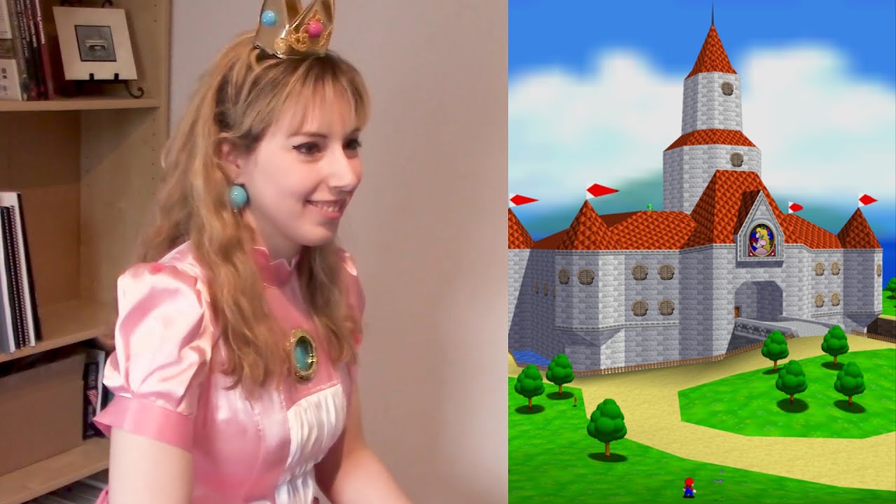 Super Mario 64 - Inside the Castle Walls (Princess Peach Piano Cover ...